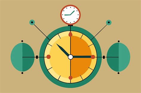 Wall Flipping Clock And Number Counter Template Premium Ai Generated Image