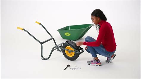 Tufx Tk100 Wheelbarrow Assembly Youtube