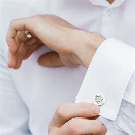 Cufflinks In Australia Engraved Sterling Silver Cufflinks