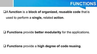 functions in python By Eng Osama Ghandour الدوال فى البايثون مع مهندس اسامه غندور pptx