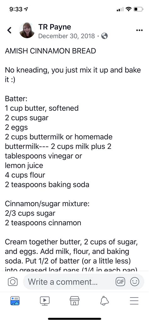 Amish Cinn Bread 1 Homemade Buttermilk Cinnamon Bread Bread