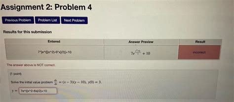 solved results for this submission