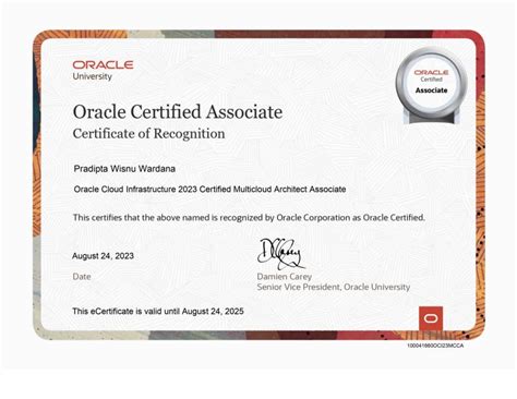 pradipta wisnu wardana on linkedin oci ocicertified oraclecloud
