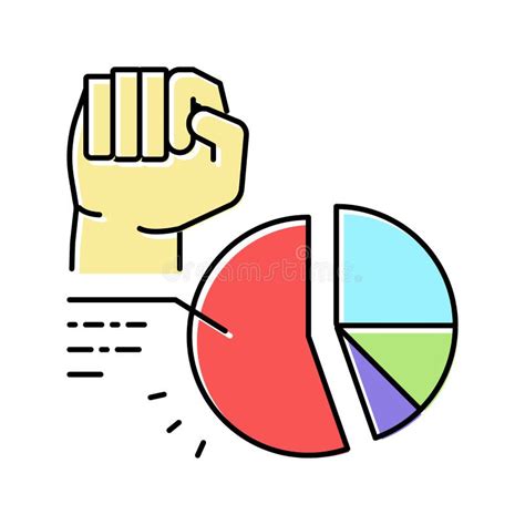 Majority Rule Color Icon Vector Illustration Stock Vector