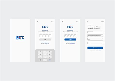 Irctc App Redesign On Behance Irctc App Redesign On Behance