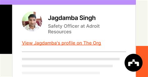 Jagdamba Singh Safety Officer At Adroit Resources The Org