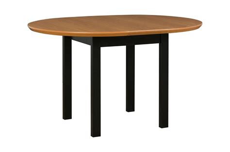 Gaidis Round Dining Table In Blackoak Extendable Space Saving