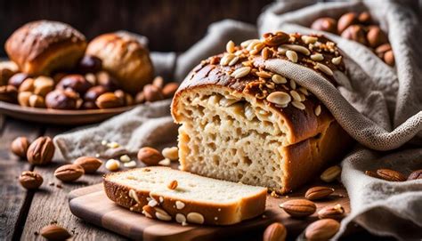 Premium Photo Homemade Bread With Nuts