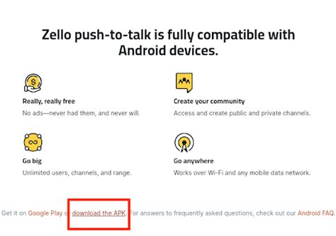 getting started using zello work on your android device zello work