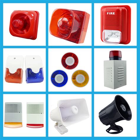 Indoor Alarm Fire Alarm Strobe Sirenhigh Decibel Fire Alarm Siren