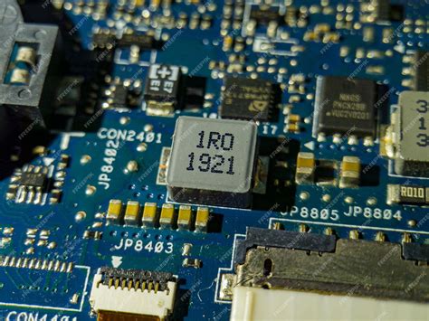 Premium Photo Electronic Circuits Consisting Of Ics Resistors