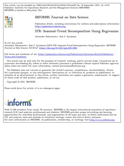 Str Seasonal Trend Decomposition Using Regression Pdf Time Series Seasonality
