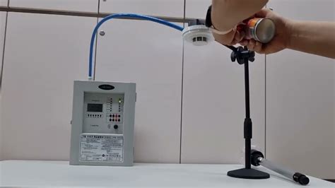 연기 광전식 스포트형 감지기 작동테스트 동영상 Youtube