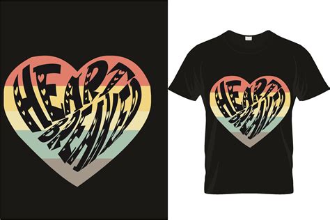 Heart T Shirt Design Graphic By Centralhouse247 · Creative Fabrica