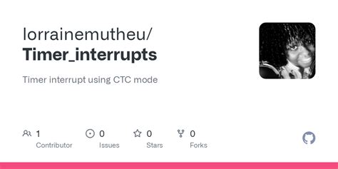 Github Lorrainemutheutimerinterrupts Timer Interrupt Using Ctc Mode