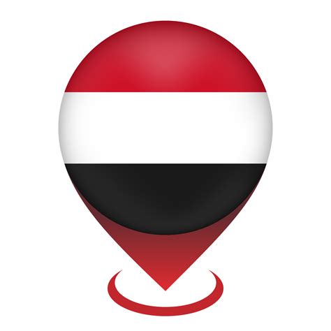 Map Pointer With Contry Yemen Yemen Flag Vector Illustration 20646772 Vector Art At Vecteezy