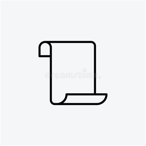 Scroll Vecor Icon Set Stock Vector Illustration Of Vector 340945260