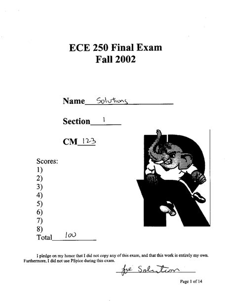 8 Solved Problems On Electronic Device Modeling Final Exam Ece 250 Docsity