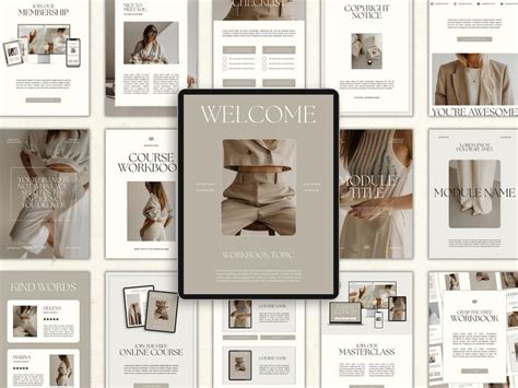 Canva Workbook Template For Coaches And Course Creators Coaching Tools