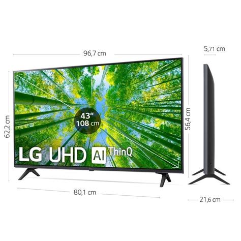 Lg 43uq80006lb 43 led ultrahd 4k hdr10 pro – Artofit
