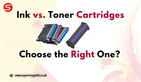 Ink Vs Toner Cartridges Whats The Difference And How To Choose The