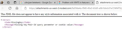 Problem With Wmts In Featurereader Wmts An Error Occurred While