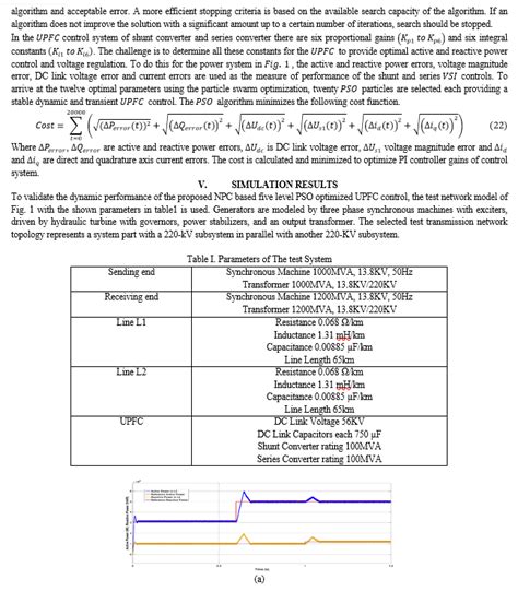 Active And Reactive Power Control In Transmission Line With Pso Optimized Pi Controlled Five