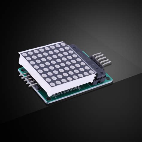 Módulo De Matriz Led De Punto Max7219 Dot Led Matrix Module Mcu Control Module 8x8 Entrada De