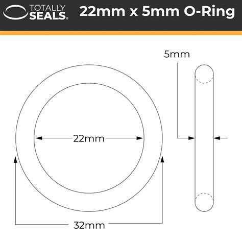 22mm X 5mm 32mm Od Nitrile O Rings Totally Seals