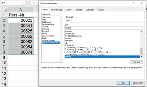 führende nullen excel nervt