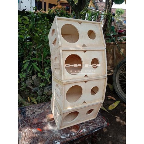 Jual Box Speaker Line Array 4 Inch Single Plus Tweeter Indonesia Shopee Indonesia