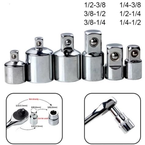Jual Adaptor Kunci Sok Shock Socket Converter Adapter Female To Male Shopee Indonesia
