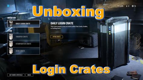 Unboxing Daily Login Crates Over 6 Days Star Wars Battlefront 2 Youtube