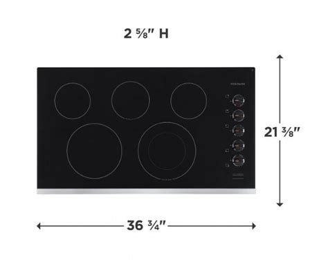 Frigidaire Ffec3625us 36 Inch Electric Cooktop In Stainless Steel At