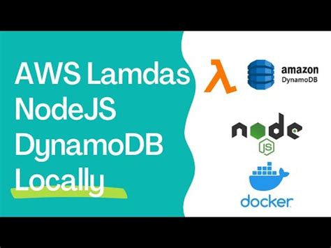How To Locally Run AWS Lambdas With NodeJS And DynamoDB YouTube
