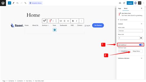How To Create A Wordpress Mega Menu In Gutenberg Wpmet