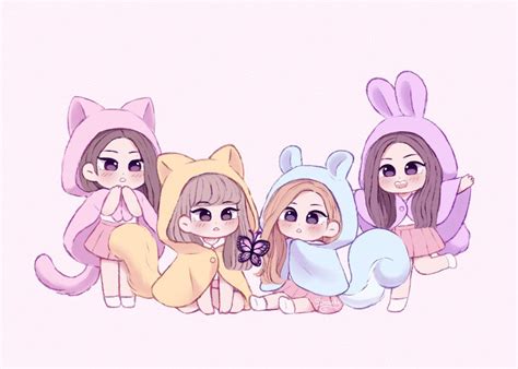 Kawaii Dibujos De 4 Amigas Tumblr Mejores Amigas Wallpapers Wallpaper