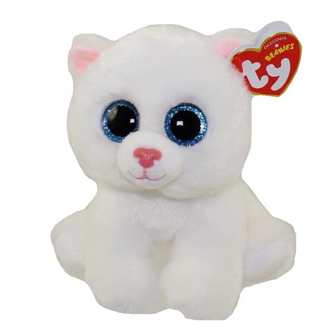 Ty Beanie Classic Pearl White Cat Plush