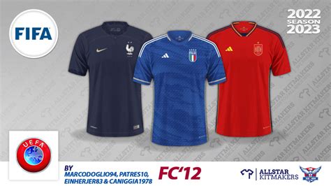 Fc12 Nations Uefa 2022 23 [v2 5] Fc12 Kits Forum Fm23