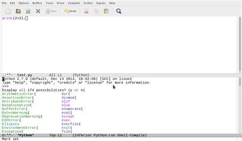 Comint Python Interactive Buffer Showing Completions Of The Empty String Instead Of Regular