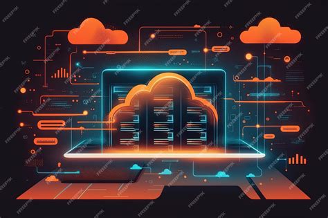 El Icono De Almacenamiento En La Nube Representa Una Nube Con Una Marca