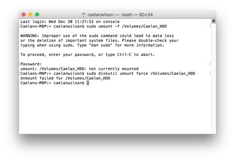 Mac I Want To Reformat My External Hard Disk But Disk Utility Said It Could Not Be Unmounted