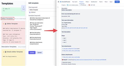 Templates Testomatio