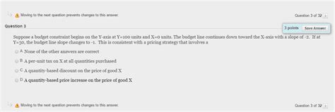 solved suppose a budget constraint begins on the y axis at