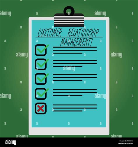 Conceptual Hand Writing Showing Customer Relationship Management Business Photo Text