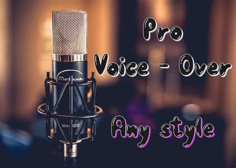 Voice over your project by Indigoalien | Fiverr