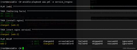 ansible playbook 剧本编辑 csdn博客