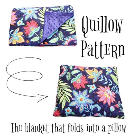 Quillow Tutorial Pillow Sewing Patterns Diy Blanket That Folds Into A