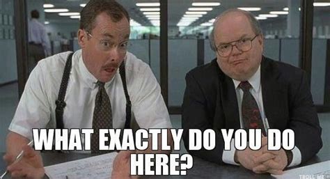 Luxury 15 Of Office Space So What Is It You Do Here Meme