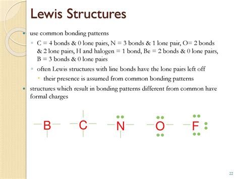 Lewis Structures Introduction And Common Bonding Patterns H2o Lewis